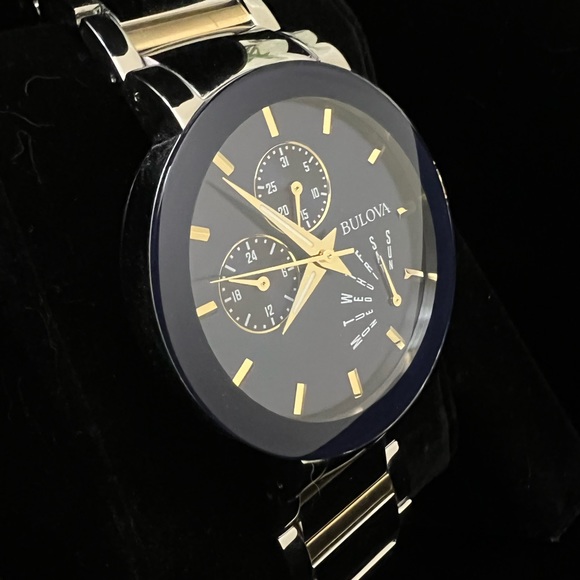 Bulova | Accessories | Bulova Futuro Modern Watch 4mm Silver And Gold ...